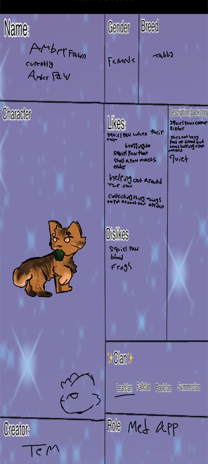 Amber paw - ibisPaint