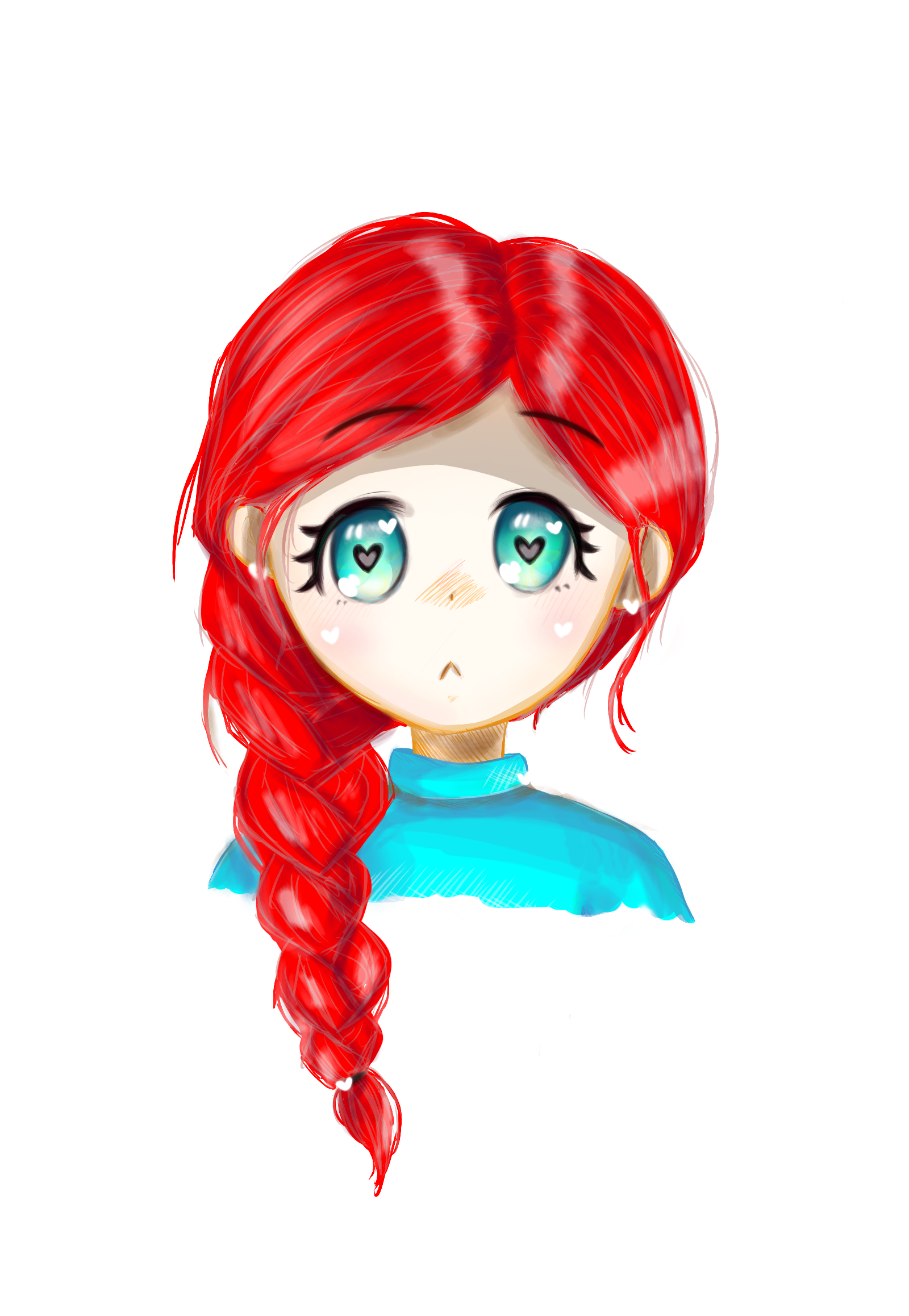 Red Hair Girl IbisPaint red-hair-girl-ibispaint