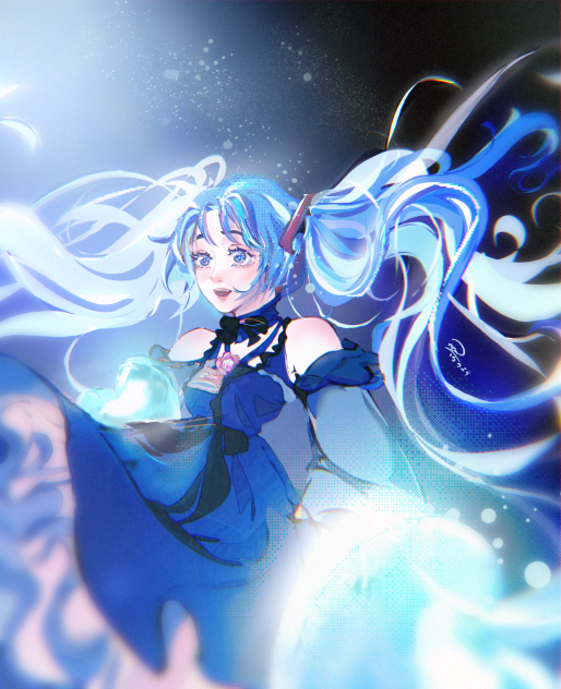 miku at the party - ibisPaint