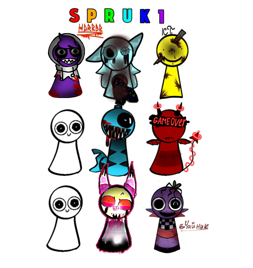 sprunki horror - ibisPaint