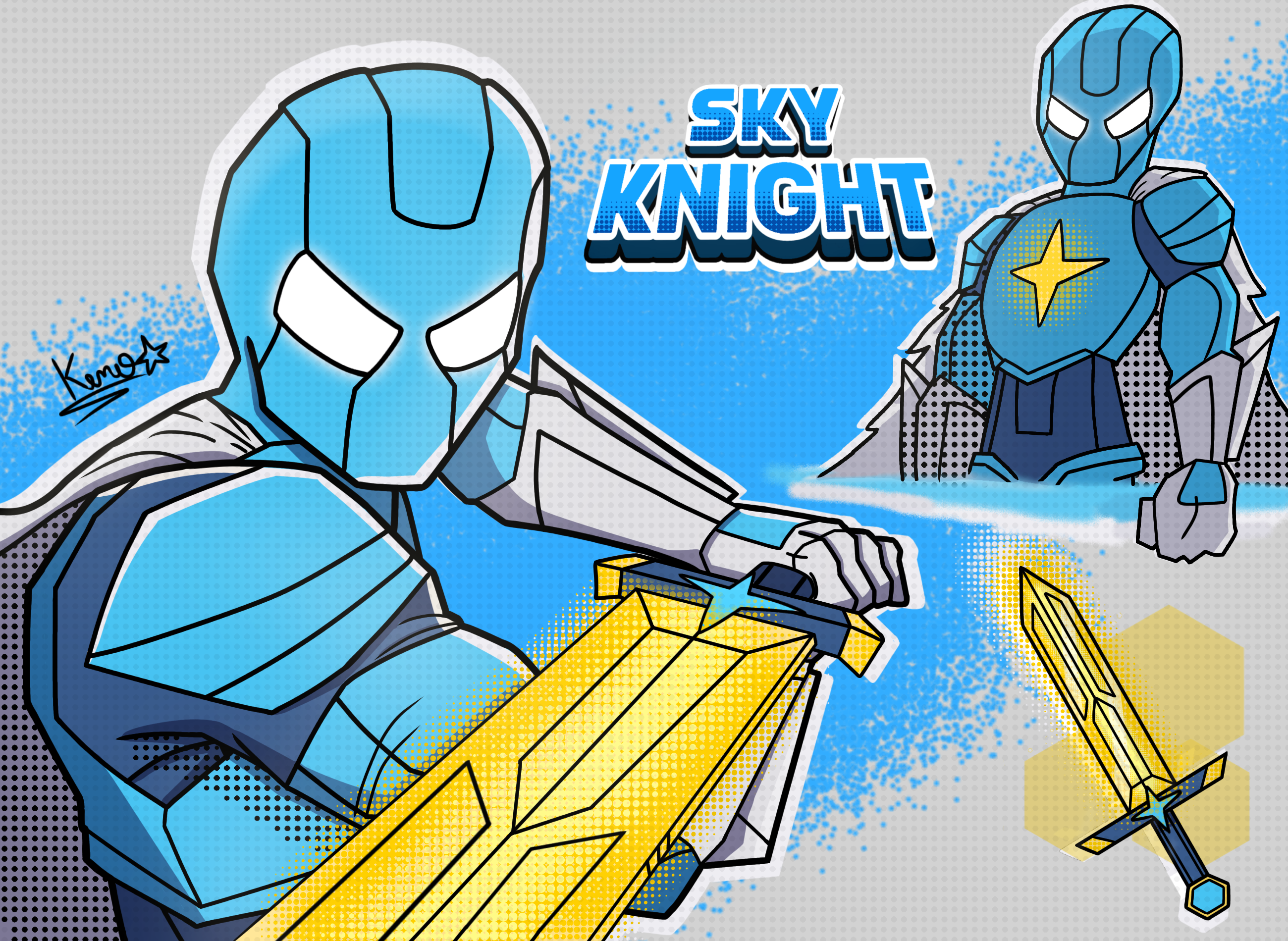 Sky Knight Concepts - ibisPaint