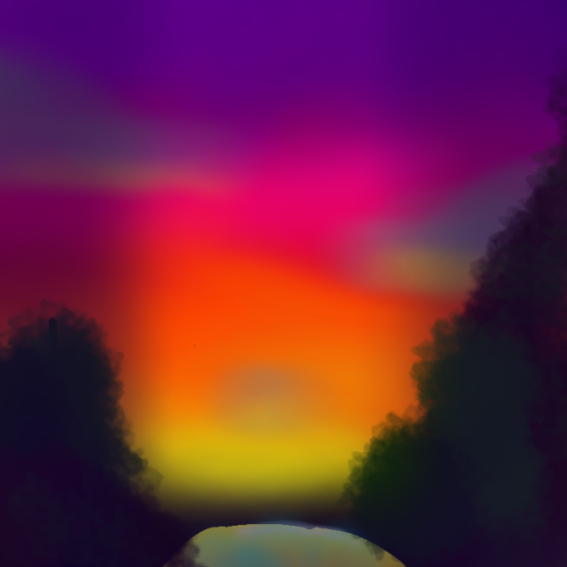 Sunset full picture - ibisPaint
