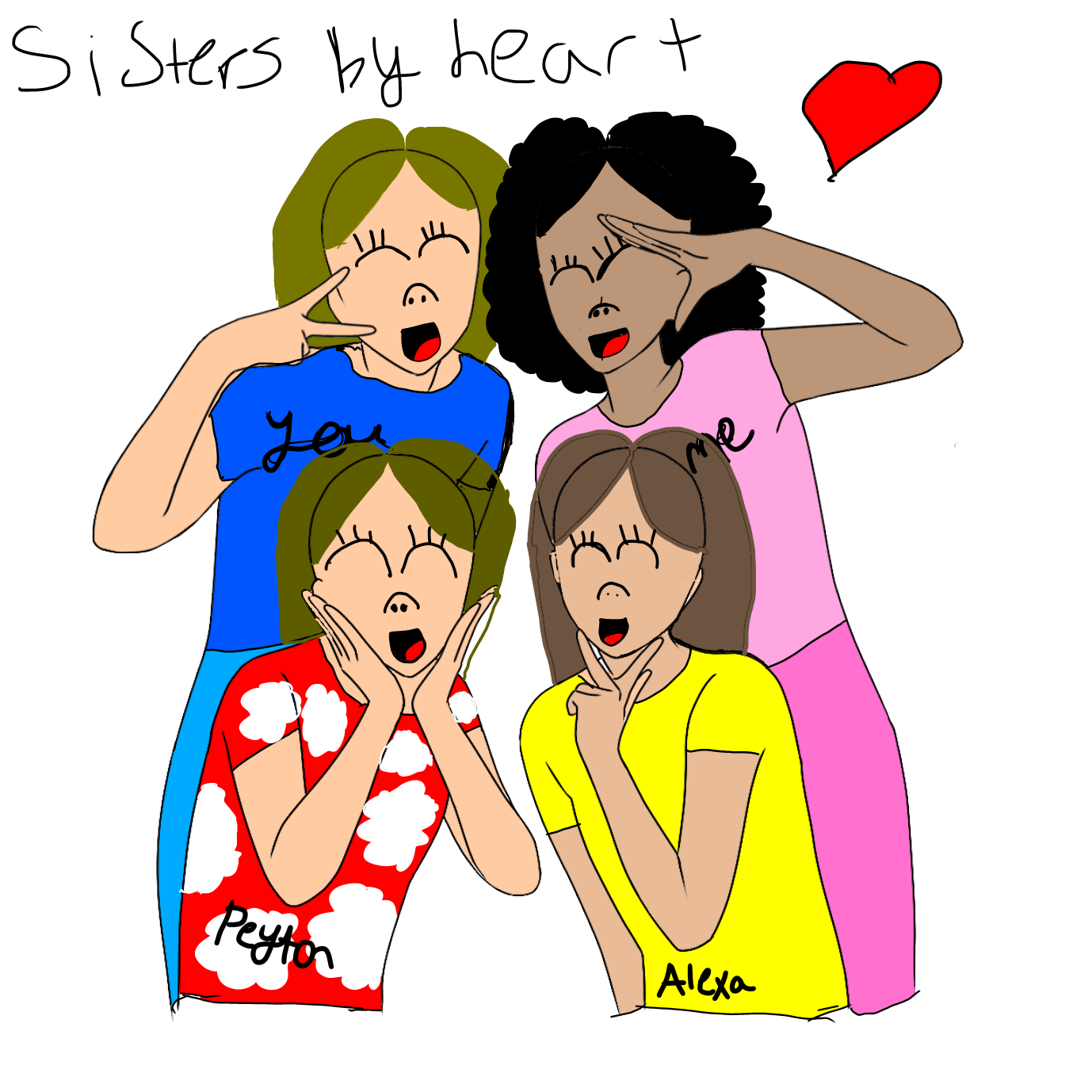 Me and my besties friends - ibisPaint