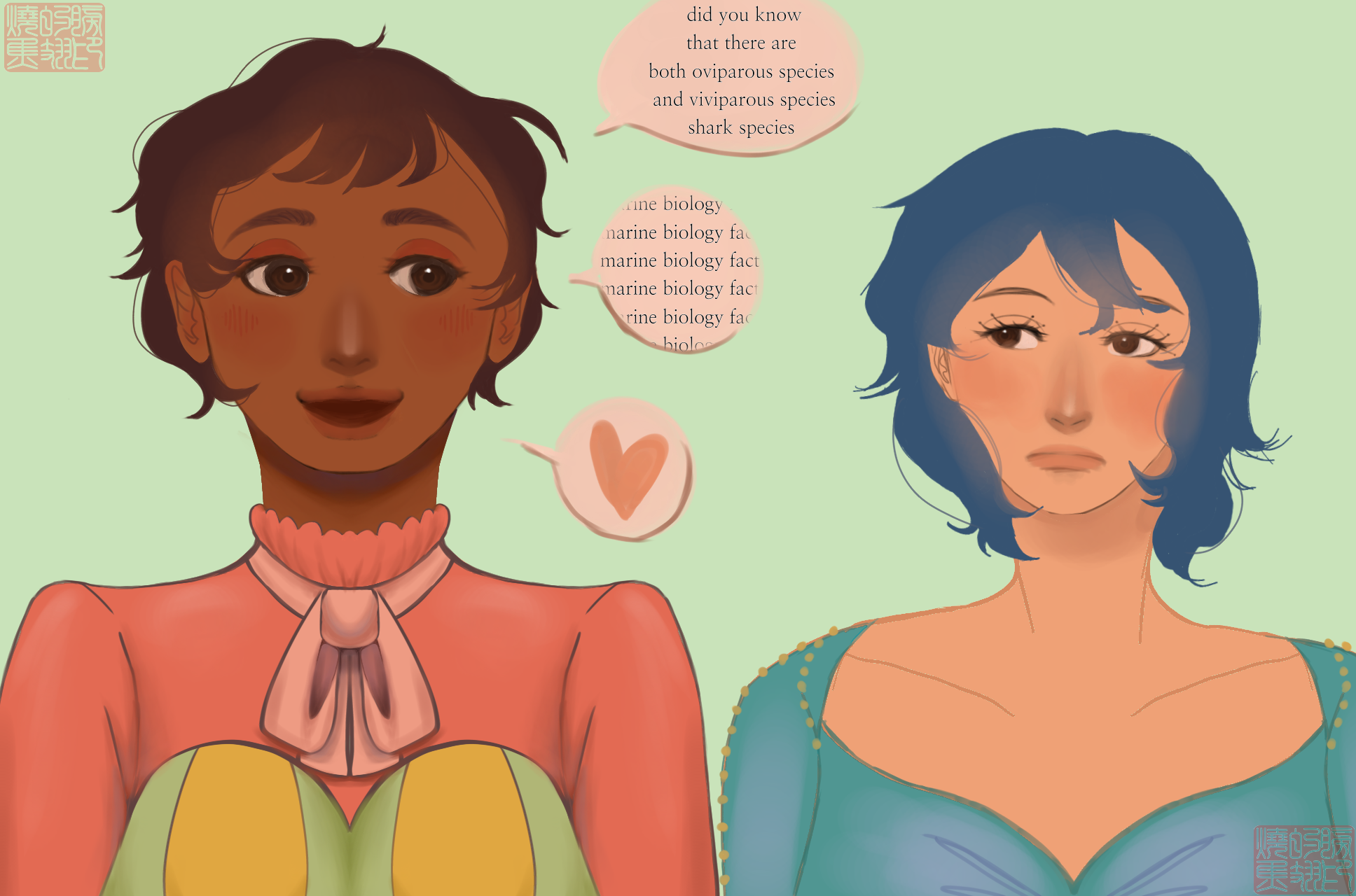 Angie and Marina - ibisPaint