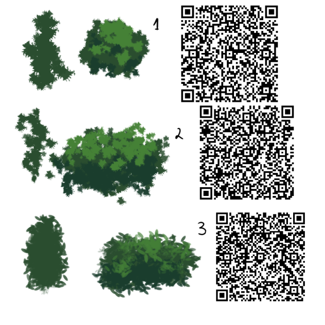 bushes - ibisPaint