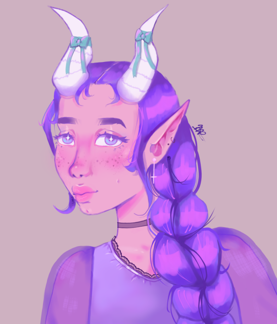 Redraw candy demon elf - ibisPaint