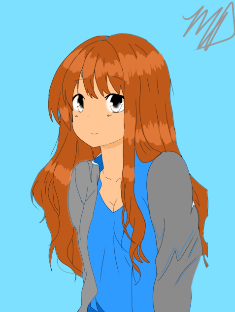 shy girl - ibisPaint