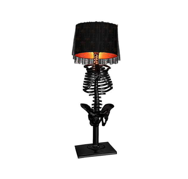 Skeleton lamp - ibisPaint