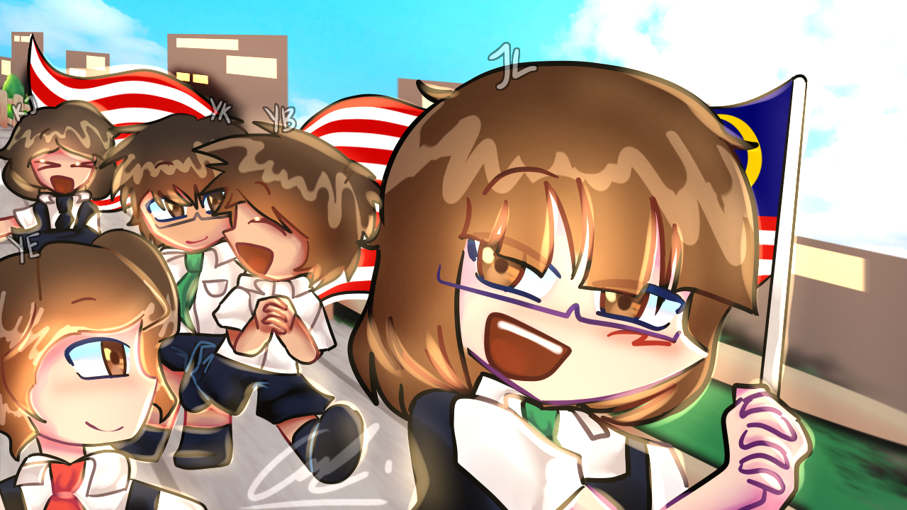 31st August! Happy Merdeka Day! - ibisPaint