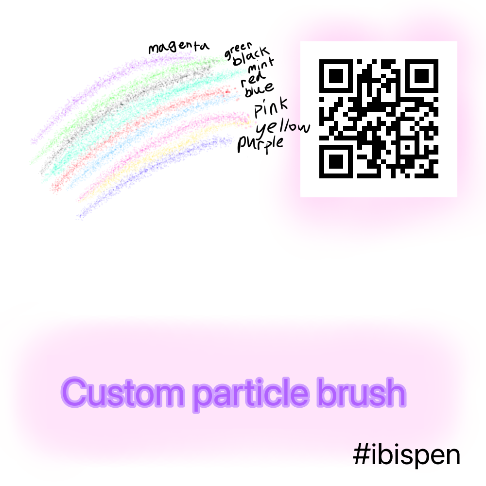 Custom Particle brush - ibisPaint