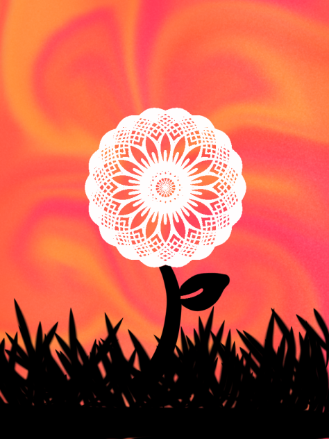The Sunset Flower - ibisPaint