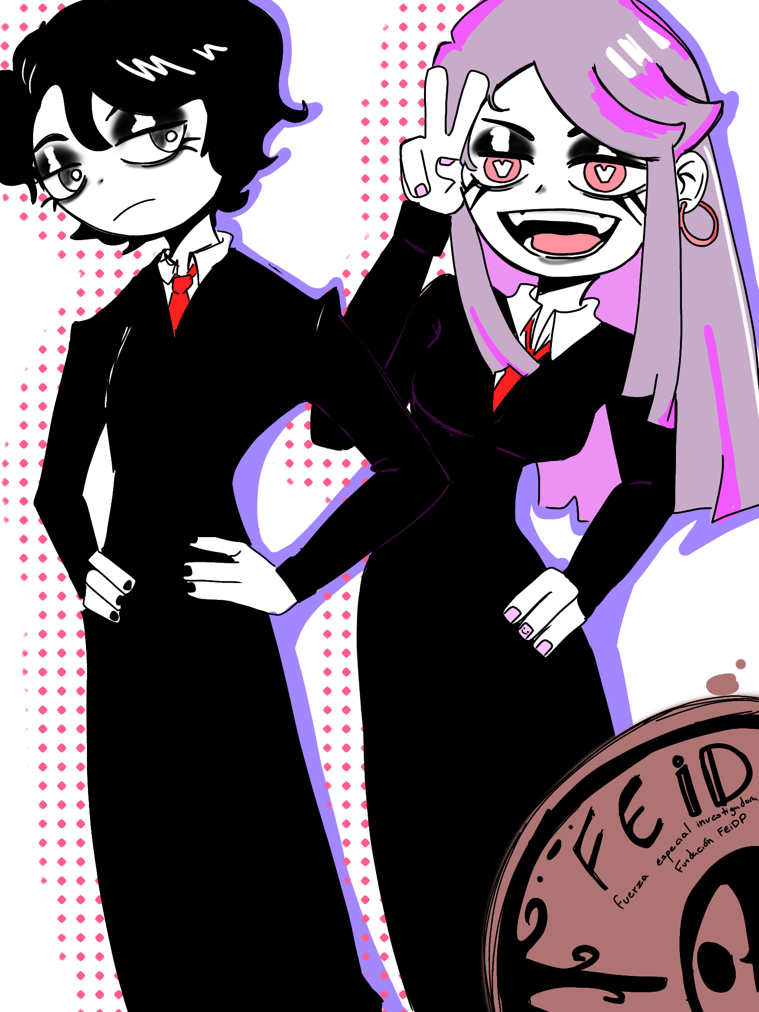 The pair of agents - ibisPaint