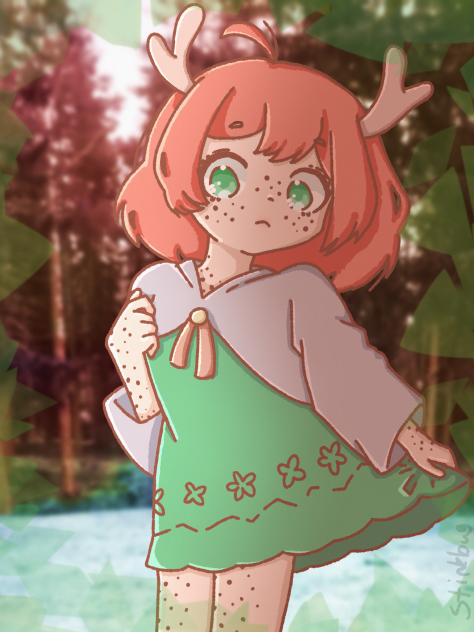 deer girl - ibisPaint