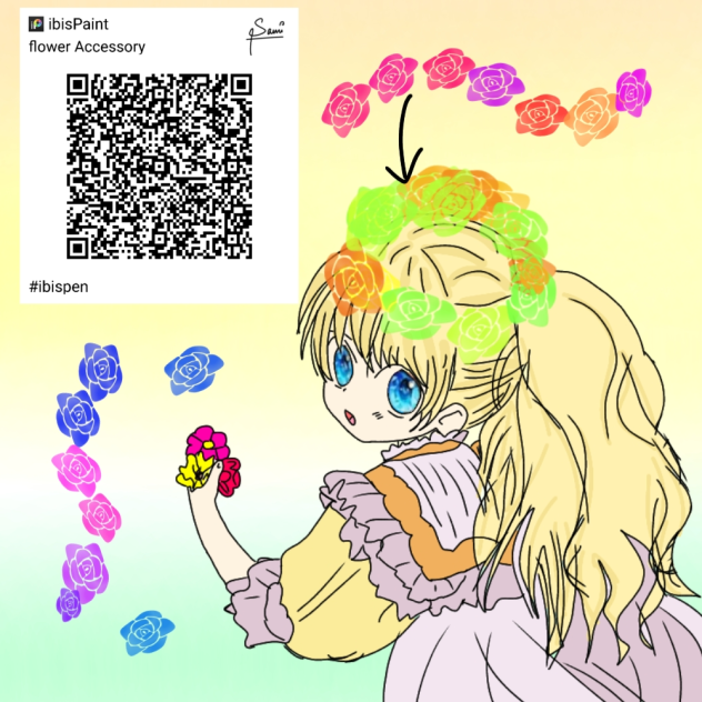 flower accessory - ibisPaint