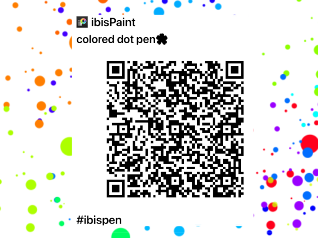 colored dot pen - ibisPaint