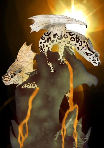 my geckos as dragons - ibisPaint