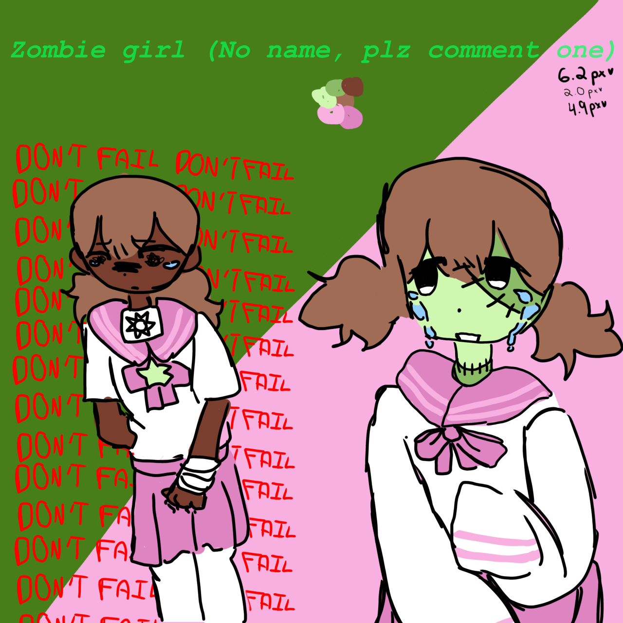 Zombie Girl - ibisPaint