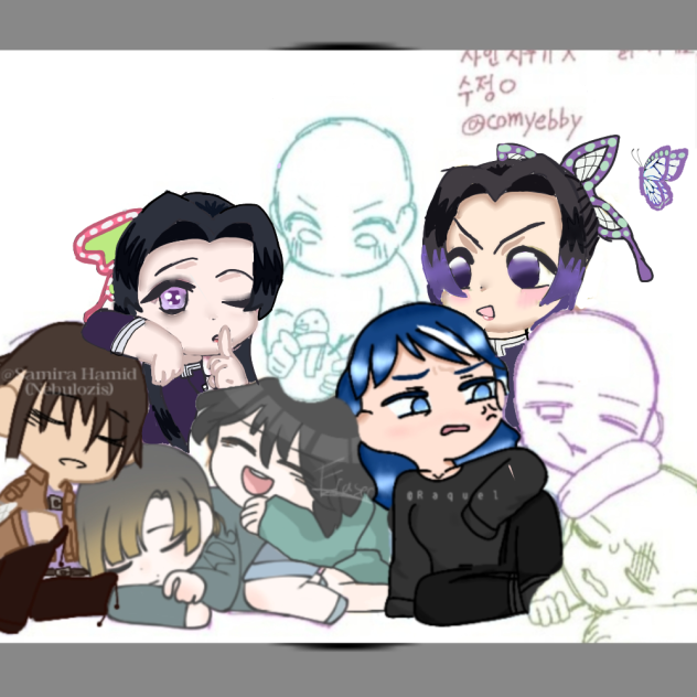 Sleeping collab - ibisPaint