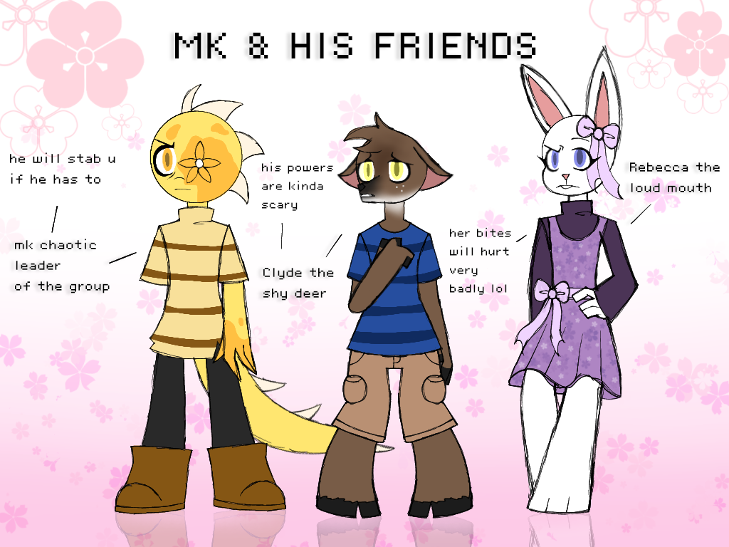 mk and his friends ^^ - ibisPaint