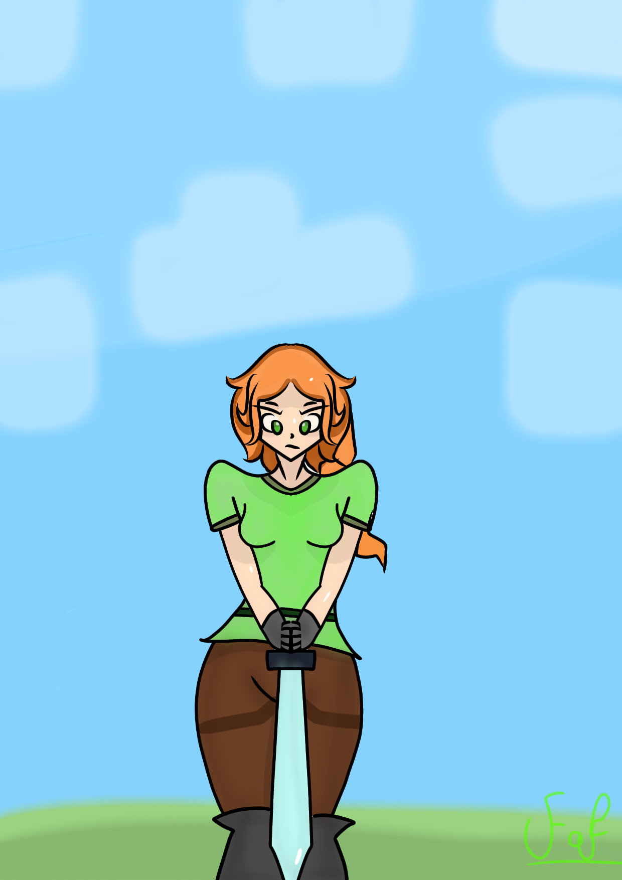 Alex Minecraft - ibisPaint