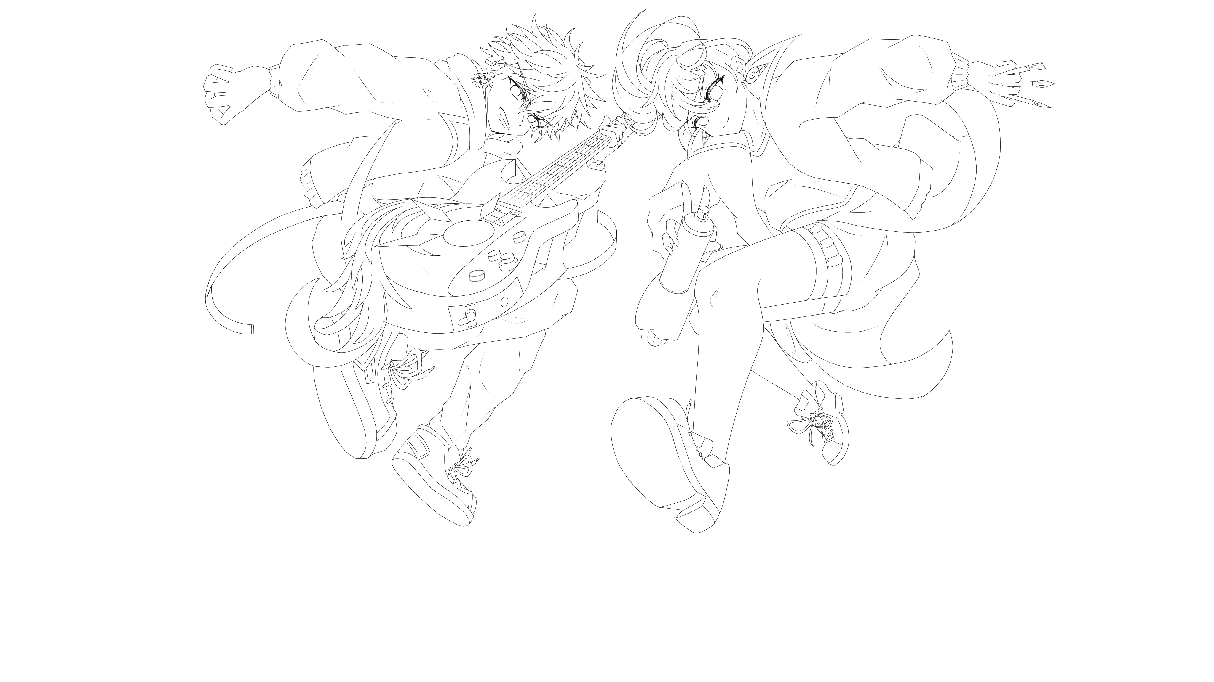 Line Art “Ronove & Banksy” - ibisPaint