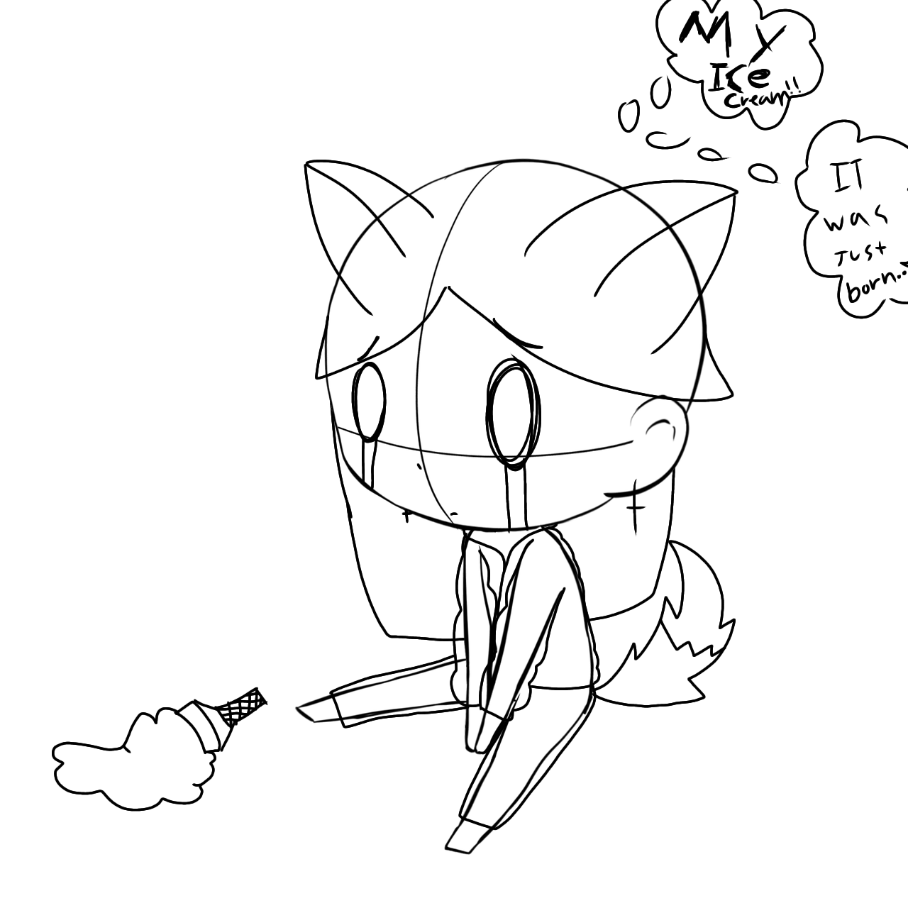 wolfy lost her child.. - ibisPaint