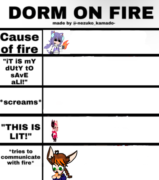 Dorm on fire - ibisPaint