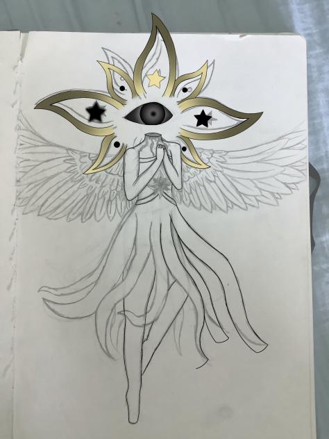 Random angel i drew in school - ibisPaint