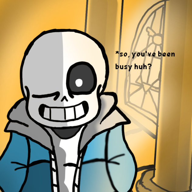 Sans the skeleton - ibisPaint