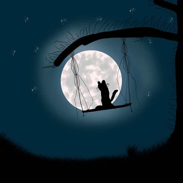 Kesunyian Malam - ibisPaint