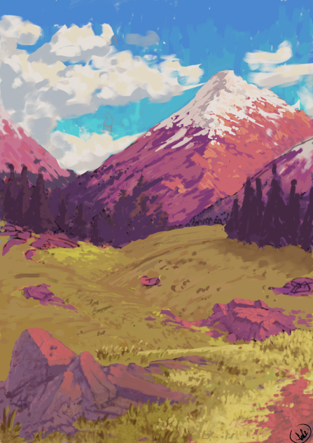 Pink Peak - ibisPaint