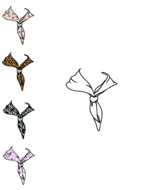 Summer scarf - ibisPaint