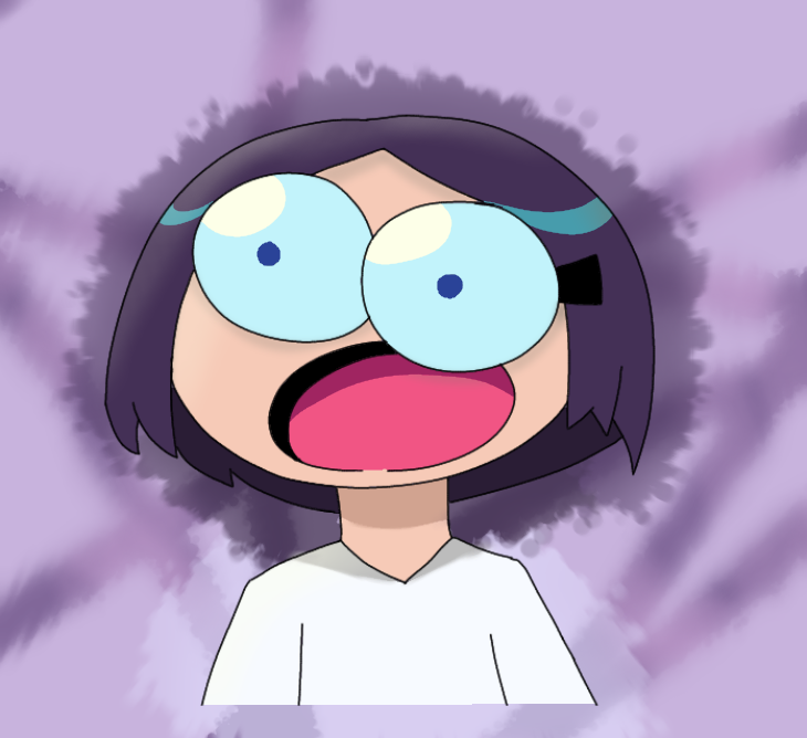 surprised face heh - ibisPaint