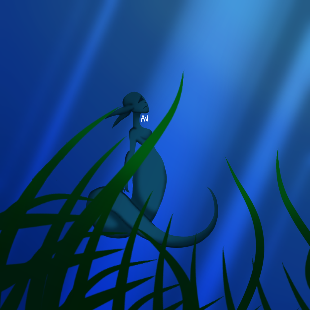 lonely sea creature - ibisPaint