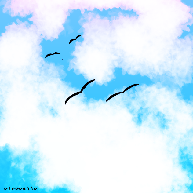 blue sky - ibisPaint