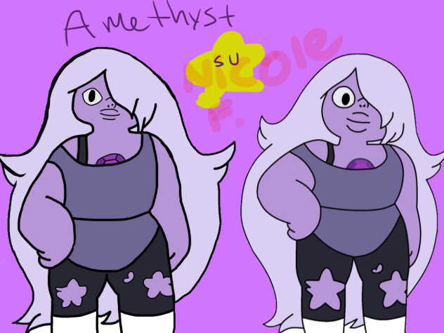 Amethyst Steven Universe drawing - ibisPaint