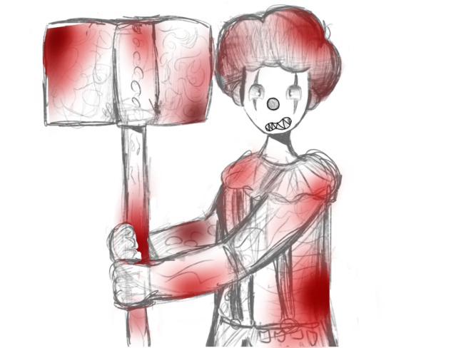 Un finished Killer clown speed paint - ibisPaint