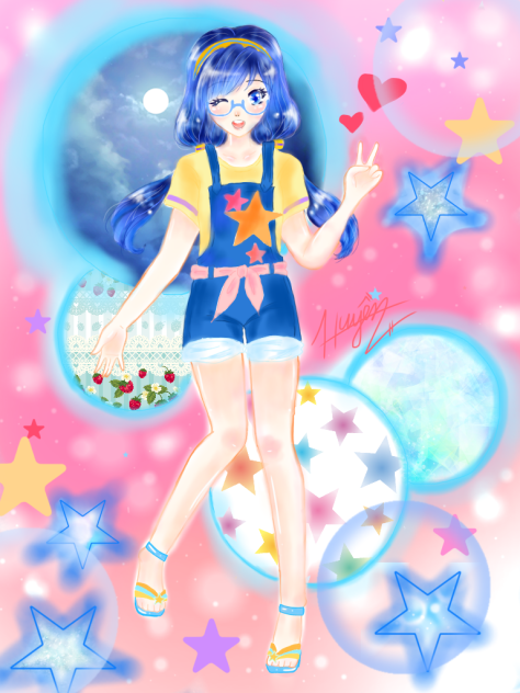 Fanart Ying ( Boboiboy Galaxy ) - ibisPaint