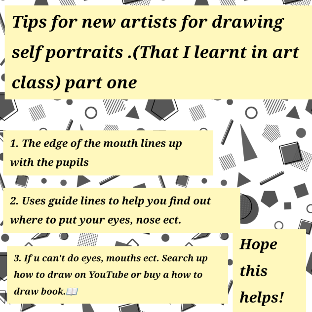 Tips for self portraits - ibisPaint