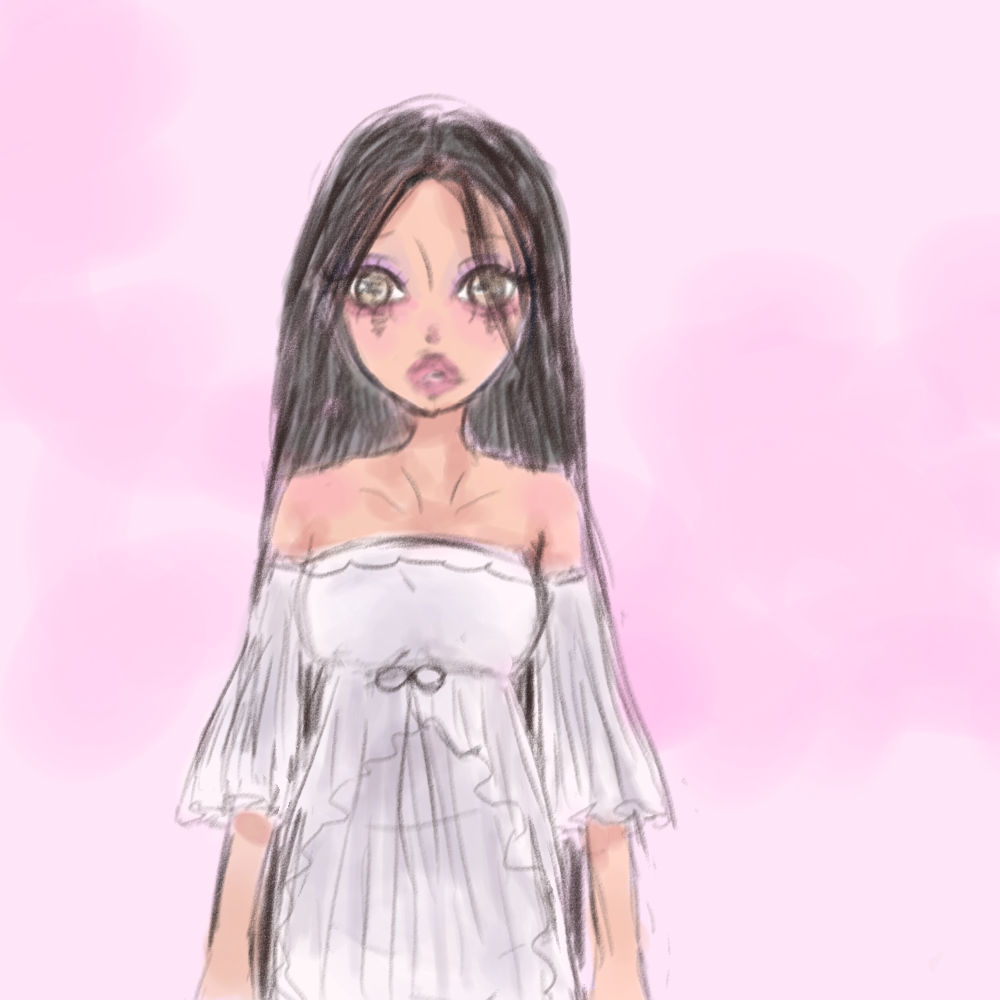 A pitiful girl - ibisPaint