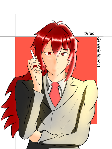 Diluc - ibisPaint