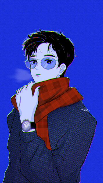 winter blue - ibisPaint