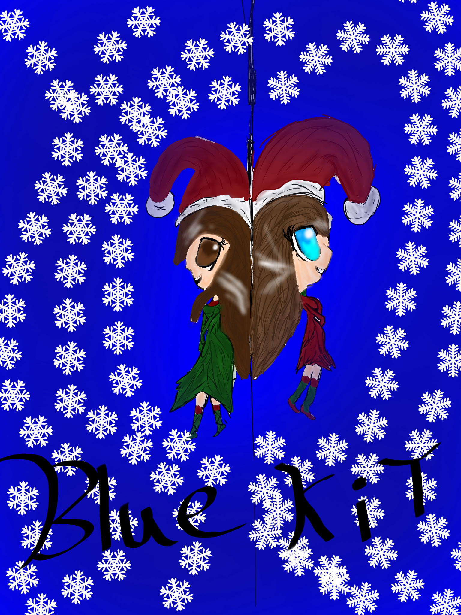 kit and Blue speedpaint - ibisPaint