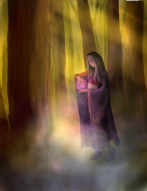 in the forest - ibisPaint