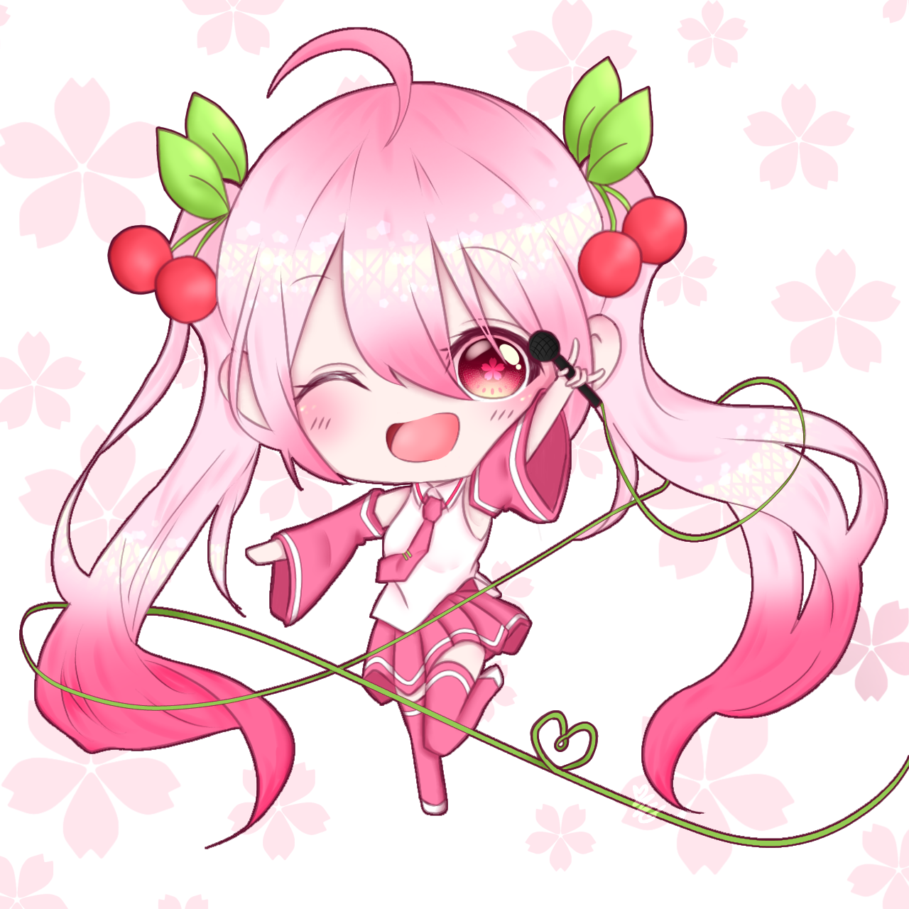 Cherry blossom Miku - ibisPaint