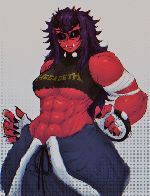 unnamed oni girl - ibisPaint