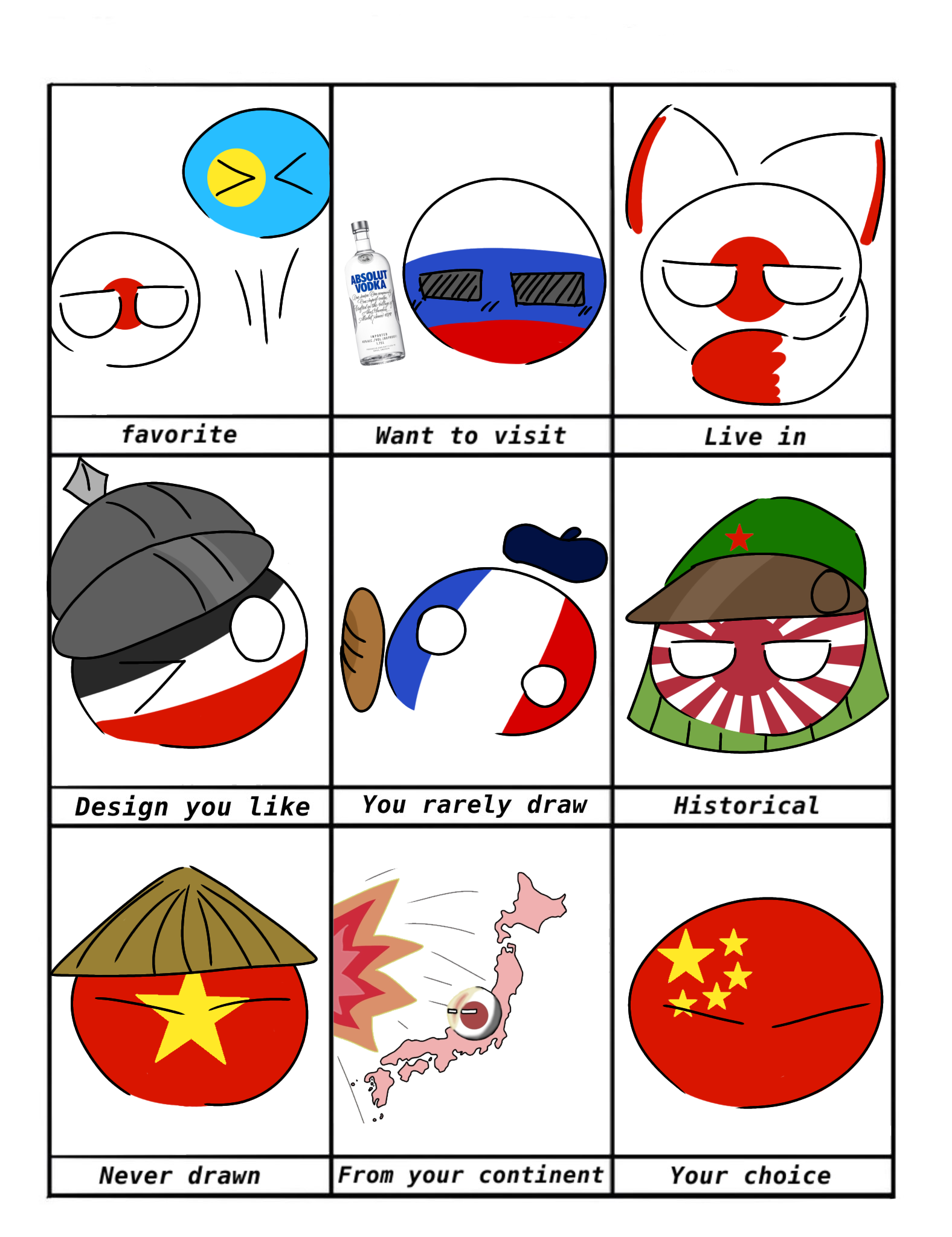 countryballs - ibisPaint