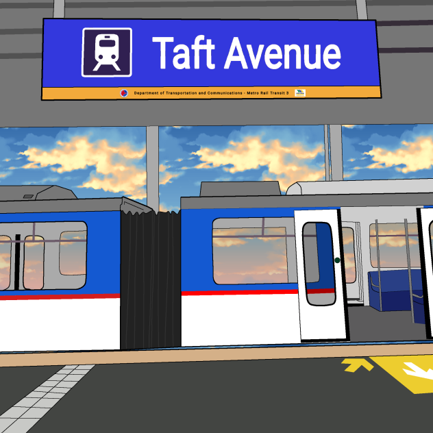 MRT-3 Taft Avenue station - ibisPaint