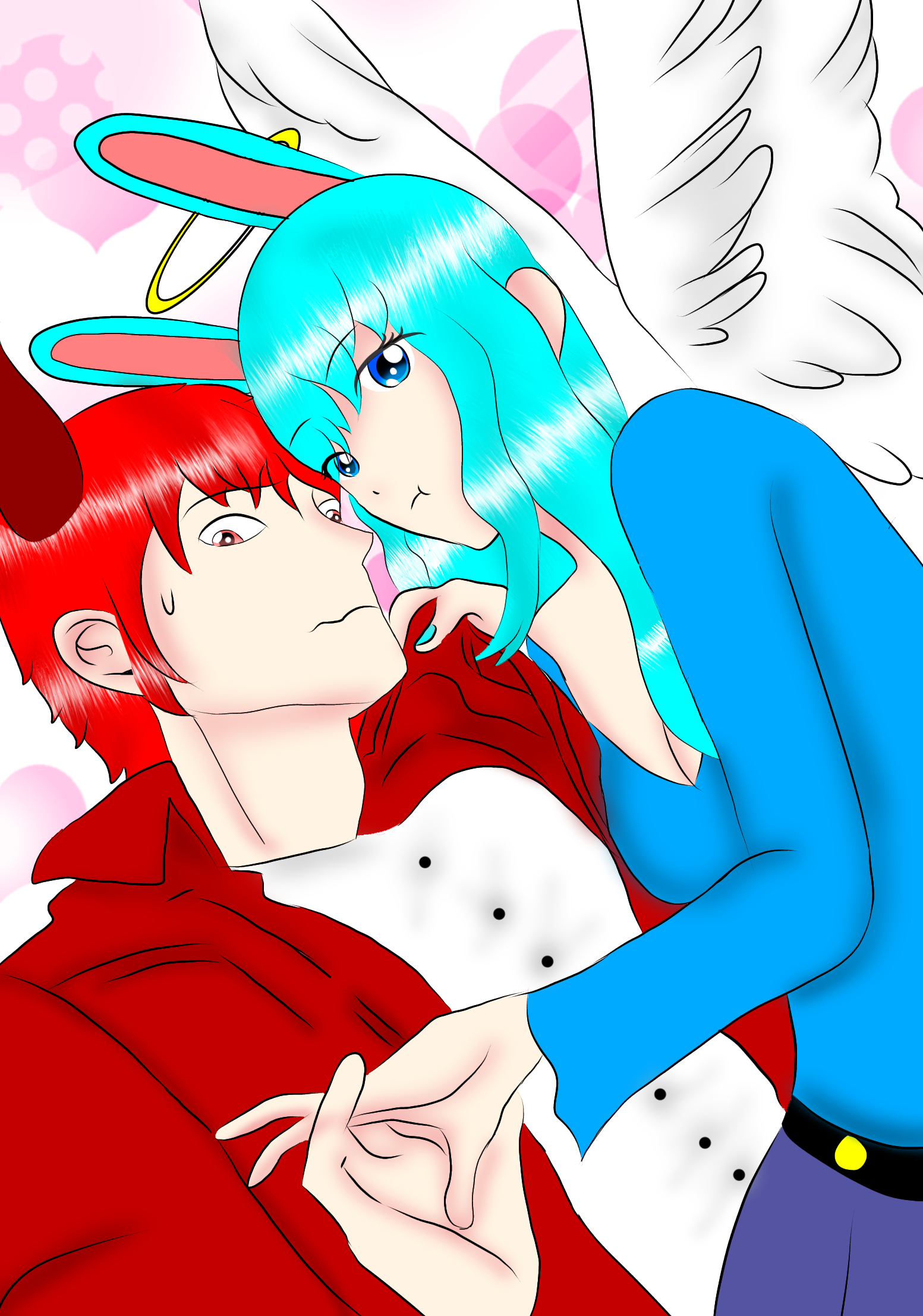 David and candy - ibisPaint