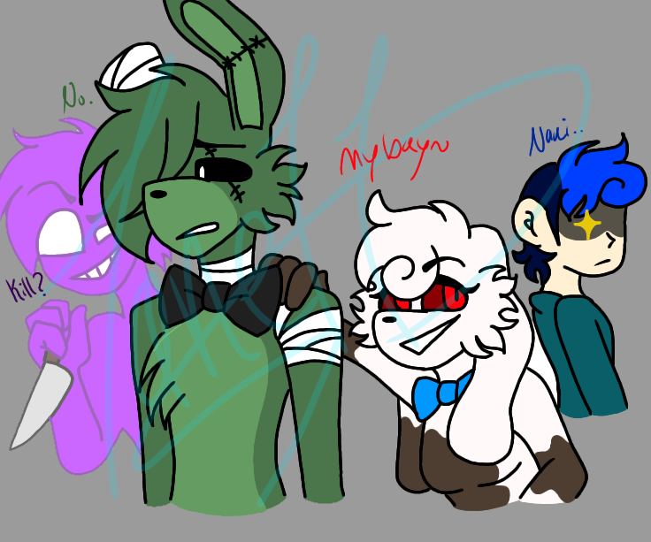 Afton's Offer and my rage - ibisPaint